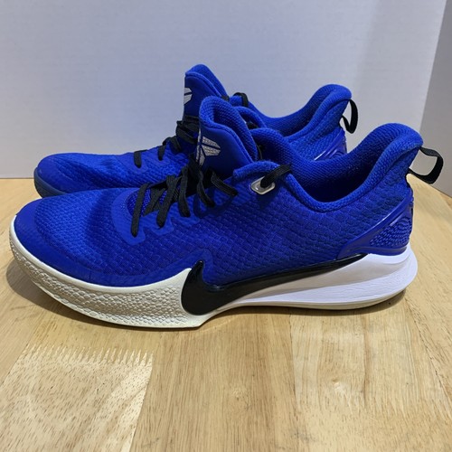 Nike Mamba Focus Mens Size 9.5 TB Basketball Blue White Black Kobe ...