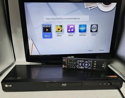 LG BD630 Network Blu Ray Disc Player DVD Wired w/ Remote 1080p ...