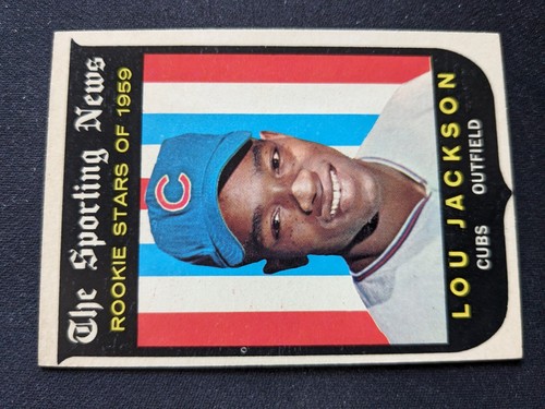 1959 Topps Baseball Card # 130 Lou Jackson - Chicago Cubs RC (EX) | eBay
