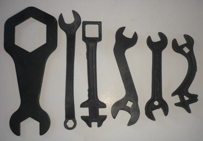 Lot 6 Vintage Antique Farm Tractor Wrenches Multi Tools John Deere ...
