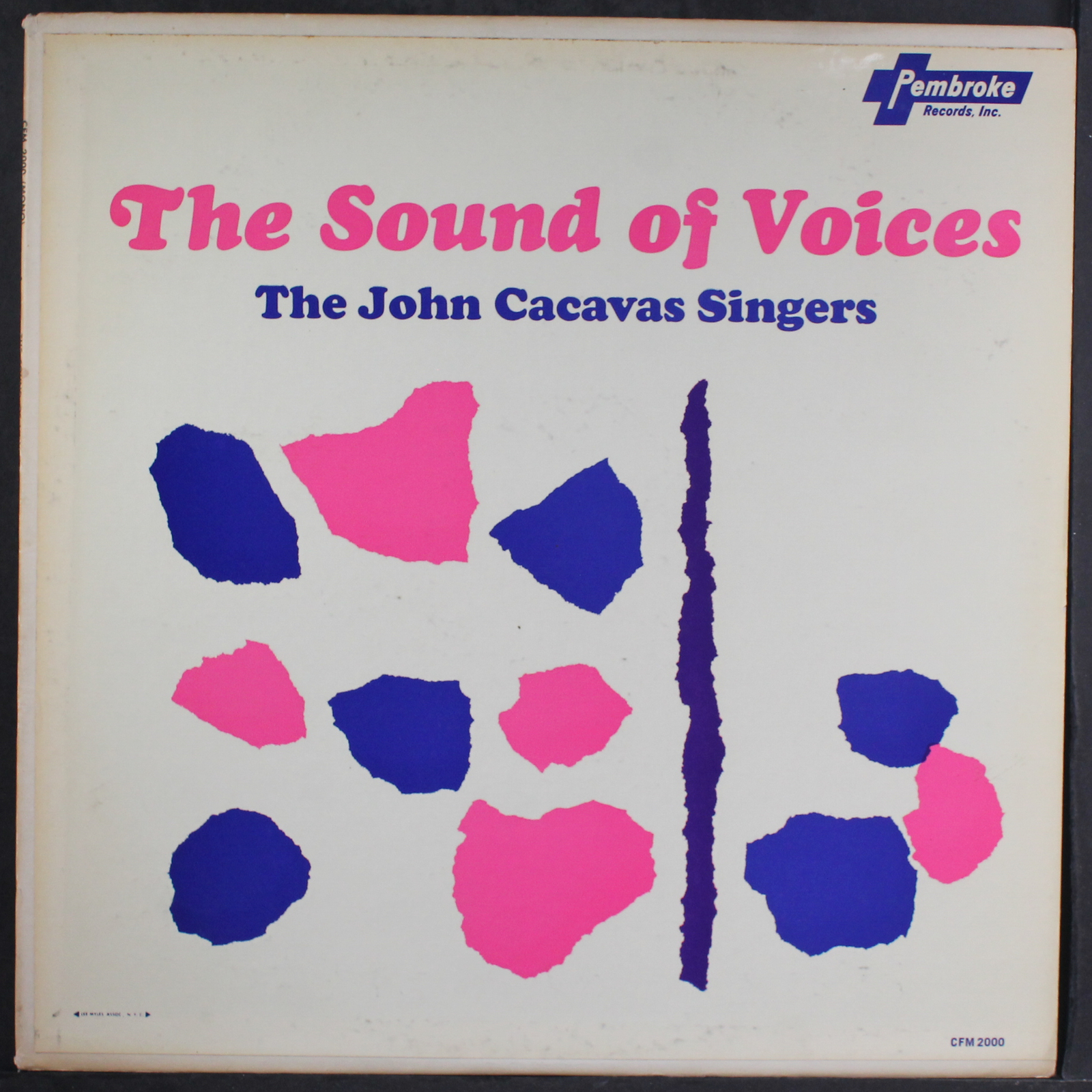 JOHN CACAVAS SINGERS: the sound of voices PEMBROKE 12" LP 33 RPM | eBay