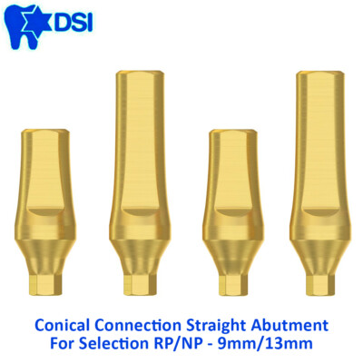 DSI Dental Fixture Conical Straight Titanium Adapter Heads Nobel Active ...