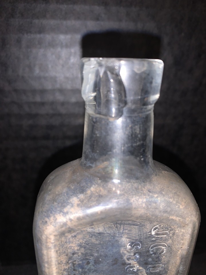 Clear Glass JC Dodson Medicine Co Bottle Vintage | eBay