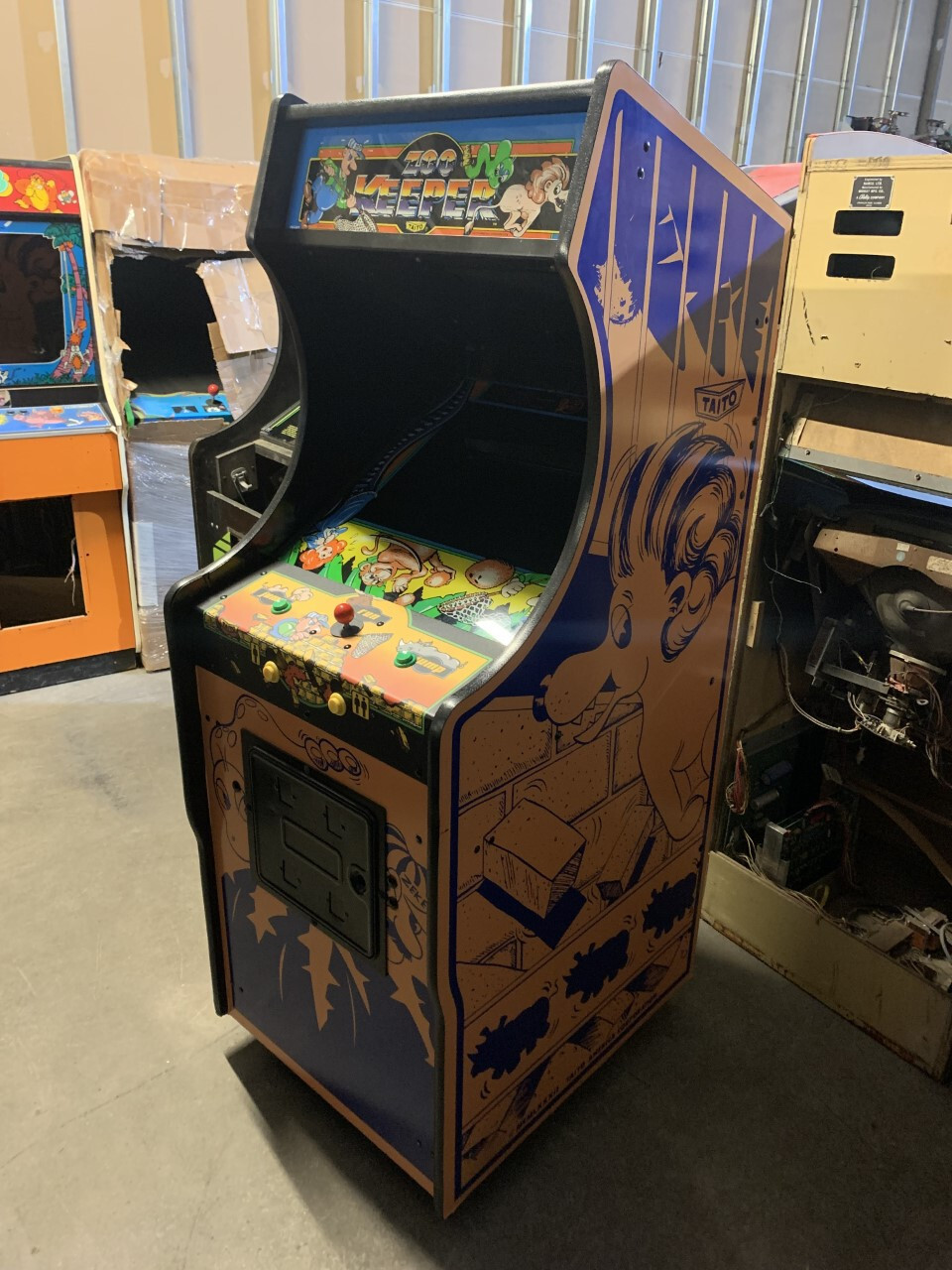 ZOO KEEPER ARCADE MACHINE by TAITO 1982 (Excellent Condition) *RARE* | eBay