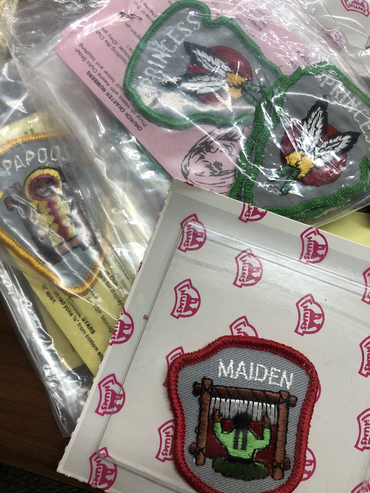 Awana Club Patches - Vintage - Maiden - Papoose - Princess | eBay