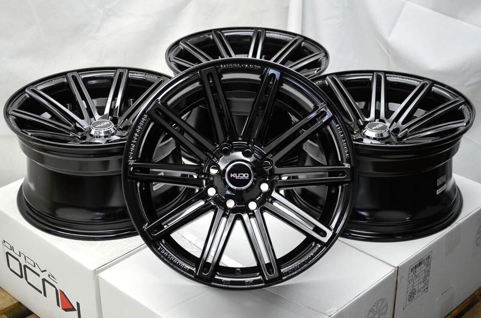 15x8 Black Wheels Rims 4 Lug Chevy Aveo Cobalt Spark Fit Accent Elantra ...