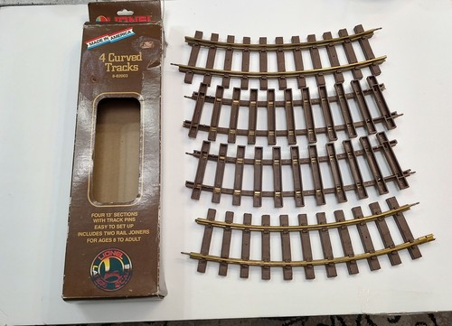 Lionel G Train Large Scale ONE Pack of 4 Each Curved Radius Track 8 ...