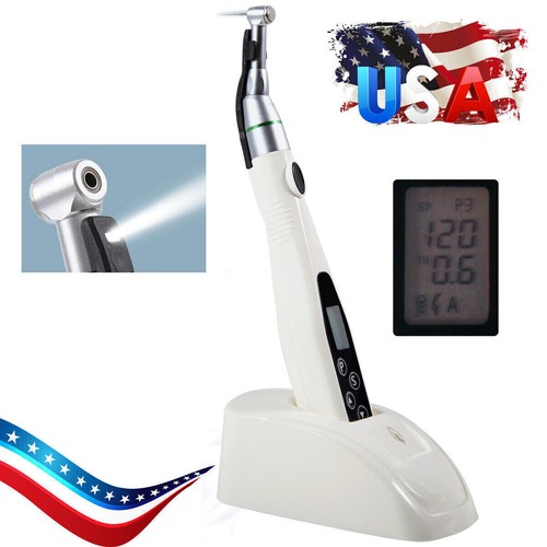Dental Cordless LED Light Endo Motor Endodontic 16:1 Contra Angle ...
