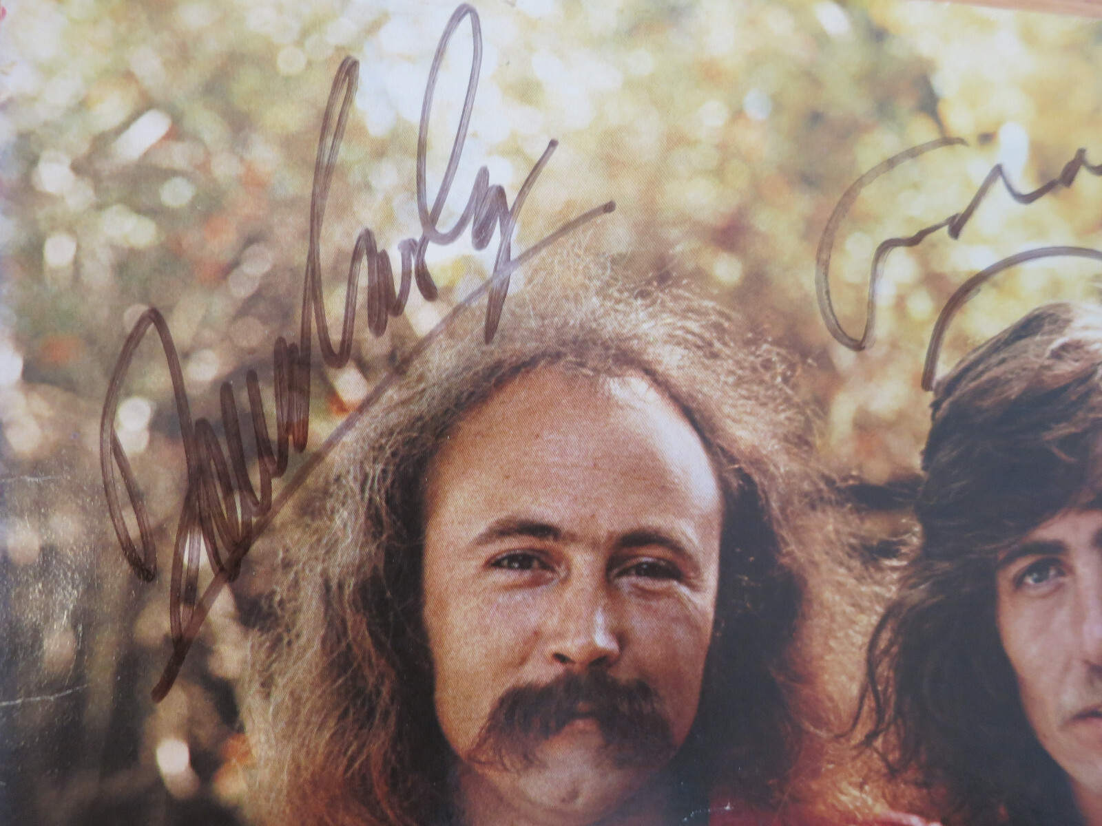 David Crosby Graham Nash signed lp coa + Proof! Crosby Stills Nash ...