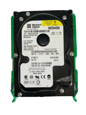 Western Digital HDD WD400 WD400BB-75FJA1 HSCHCTJAH Y4233 40GB IDE | eBay