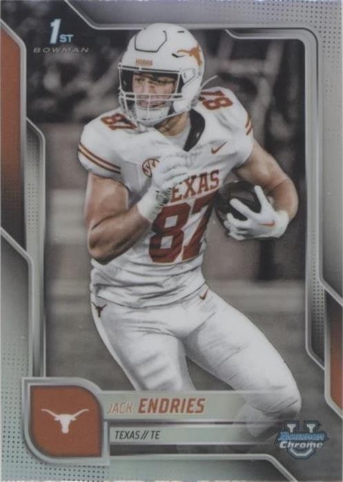 2025 Bowman University Chrome - Jack Endries #78 Refractor (RC) for ...