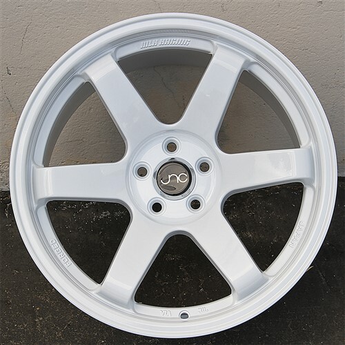 JNC WHEELS JNC014 18x8.5/9.5 5x100 35 WHITE SET(4) STAGGERED | eBay