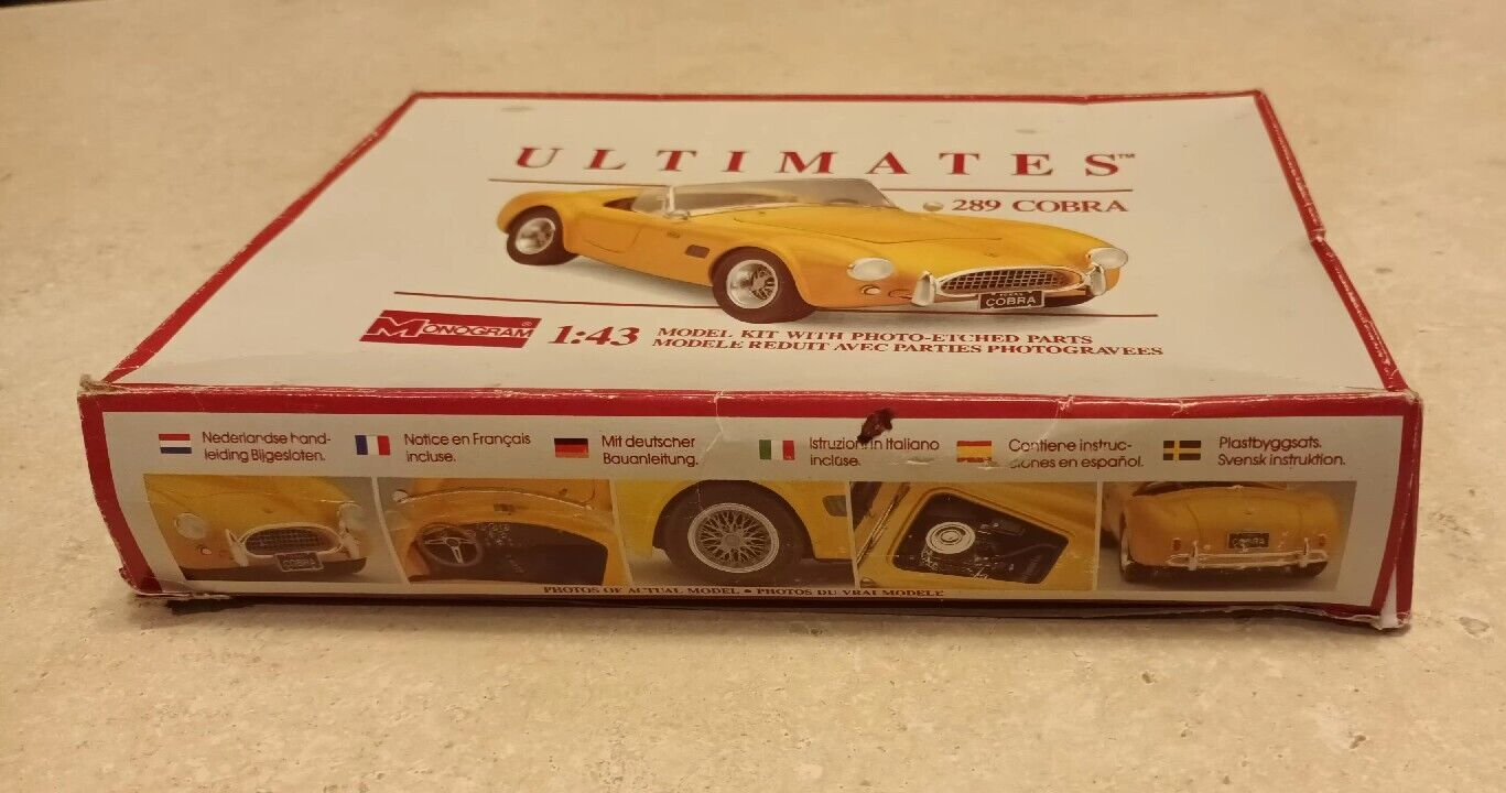 Monogram Ultimates 2044 289 Cobra 1 43 Scale Factory for sale online | eBay