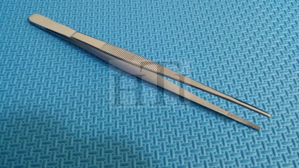 THUMB LAB TWEEZERS DRESSING DISSECTION FORCEPS 8 SERRATED ECONOMY GRADE ( HTI BR | eBay
