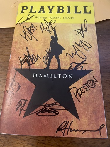 hamilton playbill signed | eBay