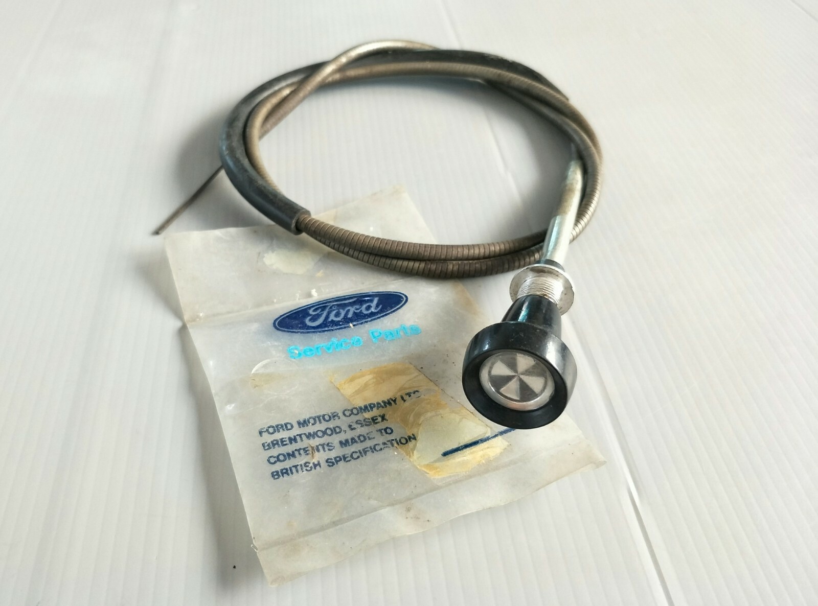 NEW OLD STOCK COMPLETE CHOKE CABLE ASSY For FORD ESCORT CAPRI MK1 MK2 ...