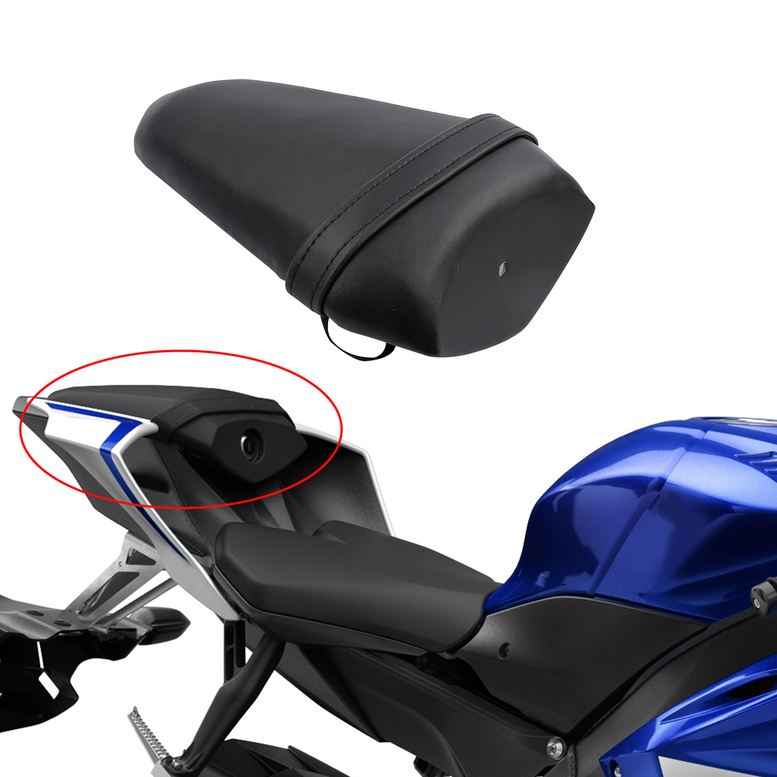 Rear Passenger Seat Fit For Yamaha YZF R6 2017-2024 YZF R1 2015-2024 | eBay