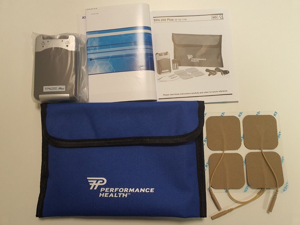 TPN 200 Plus Tens Machine 2 Channel NHS Physio Pain relief + 4 Extra ...