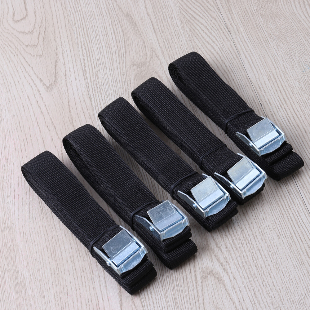 6 x Heavy Duty Ratchet Tie Down Straps Car Roof Rack Belts Quick ...