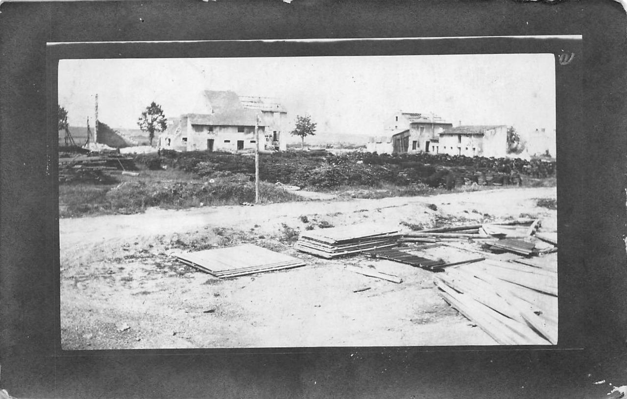 RPPC BUILDING MATERIAL ON BEACH MILITARY MOSER REAL PHOTO POSTCARD (c ...