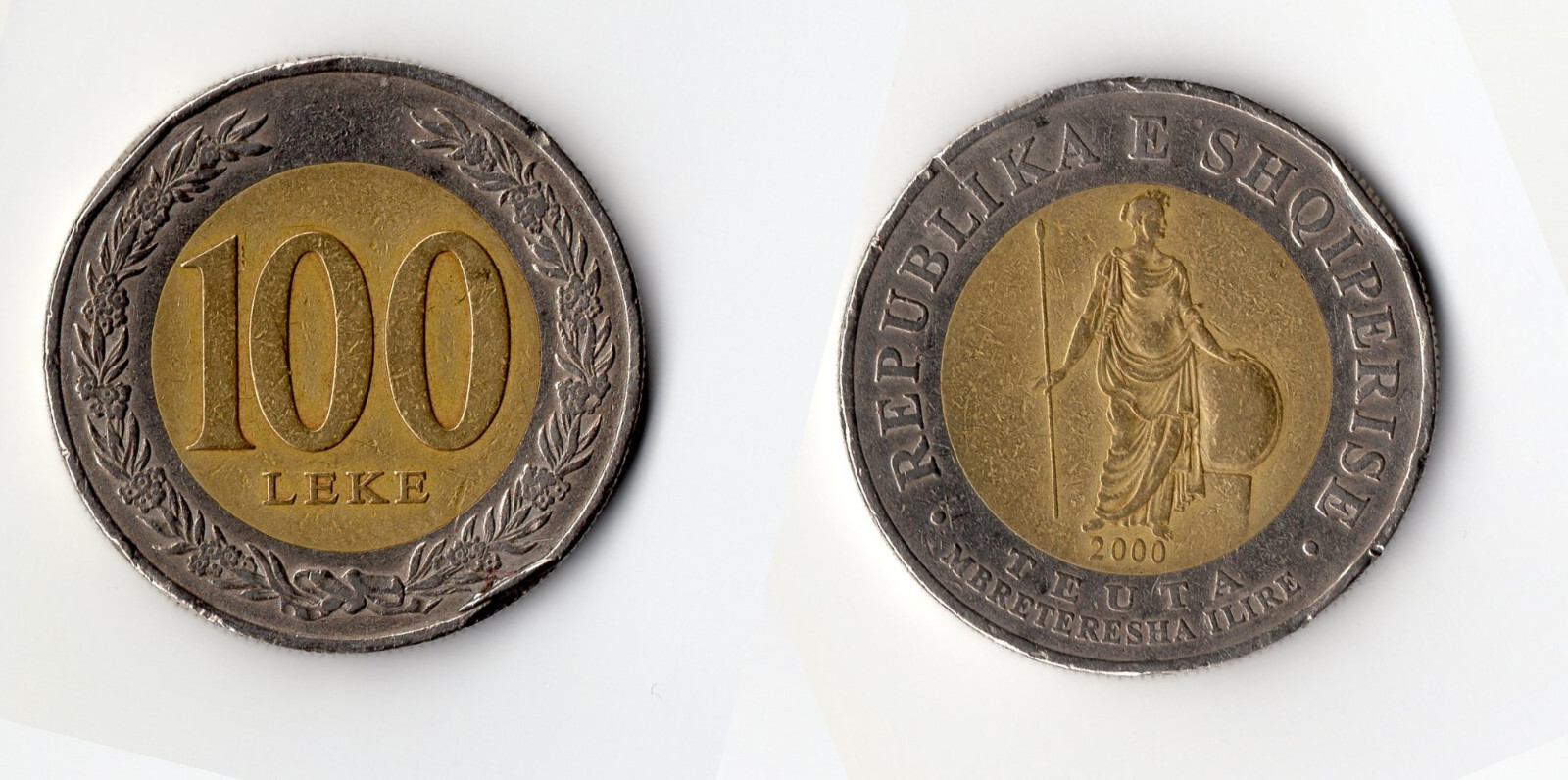 Albania 100 leke moneta Shqiperise 2000 | eBay