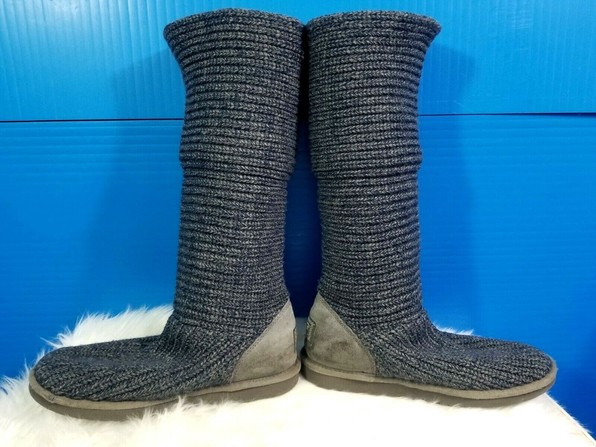 Ugg Knit Boots Blue