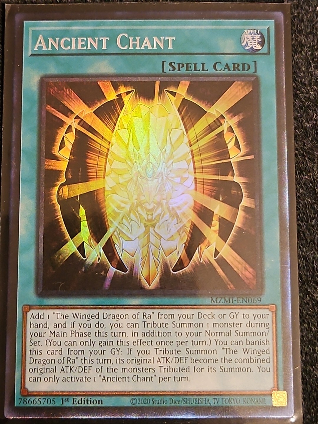 Ancient Chant 1st Edition Collector's Rare MZMI-EN069 Yu-Gi-Oh! NM | eBay