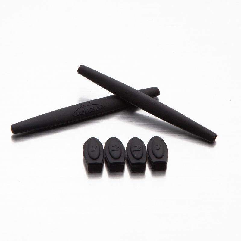 New Walleva Black Ear socks/Earsocks Temple Shocks For Oakley X Metal ...