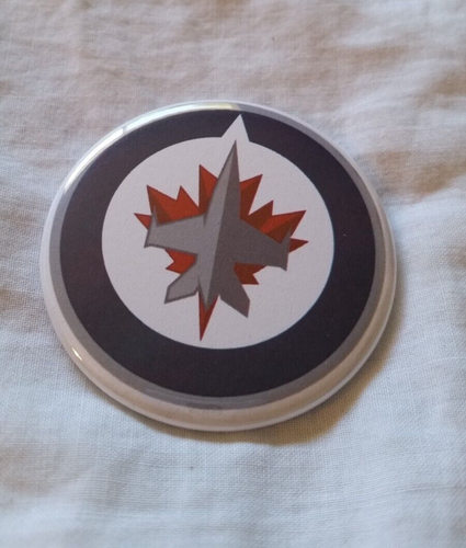 Winnipeg Jets Logo Hockey Pinback Button 2.25" inch NHL | eBay