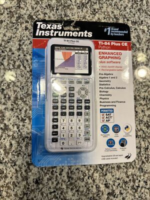 Texas Instruments TI-84 Plus CE Python Enhanced Color Graphing ...