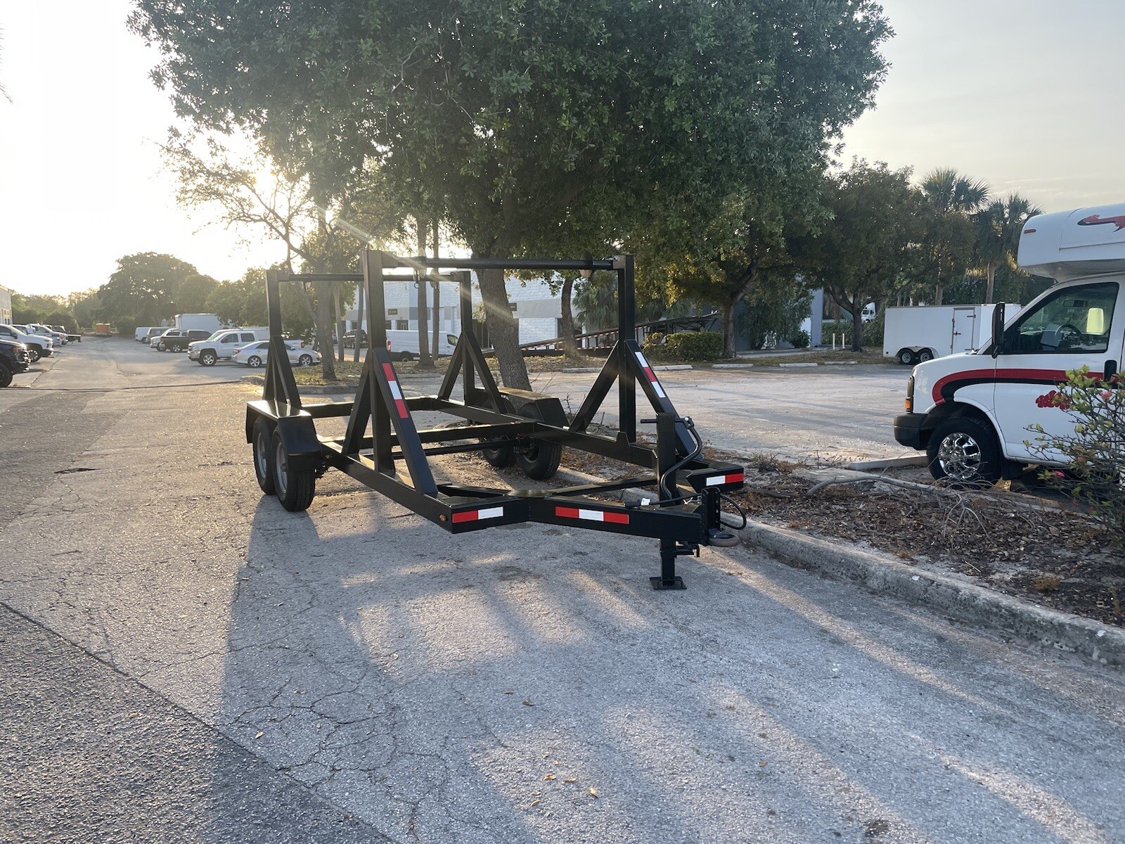 Double Cable Trailer / Double Reel trailer / Double Pipe Trailer. | eBay