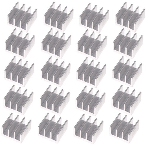 20pcs 11*11*5mm heat sink pure aluminum heat sink power module heat ...