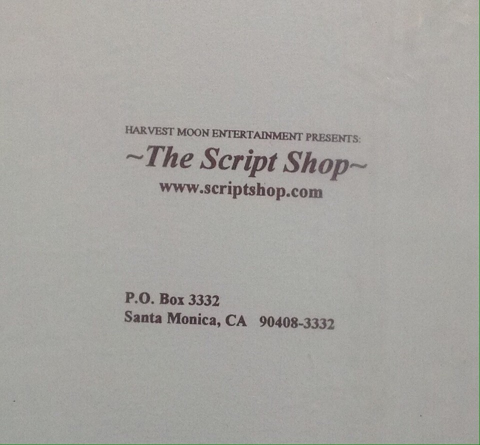 MOVIE SCRIPTS , price per script | eBay