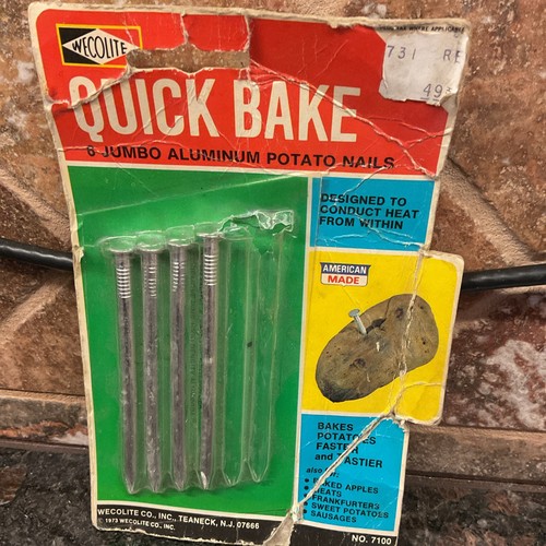 Vintage Kitchen : 4 QUICK BAKE Jumbo Aluminum Potato Baking Nails ...