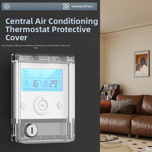 Built-in Lock Panel AC Switch Box For Wall Mounting Secure Metal Latch ...