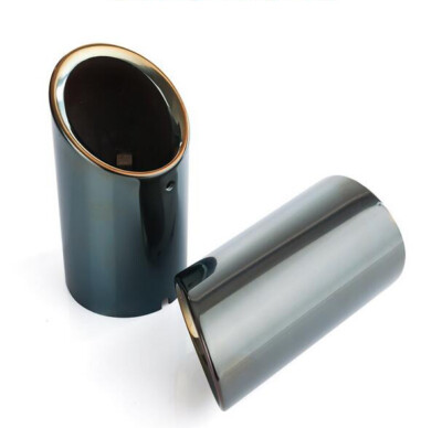2Pcs Chrome Exhaust Muffler Tail Pipe Tip Tailpipe for Audi Q3 2012 ...