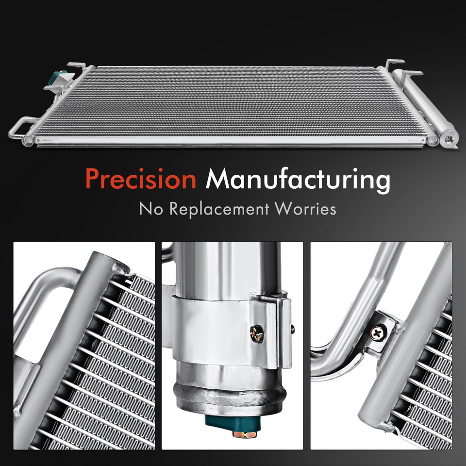 AC Condenser with Receiver Drier for Audi TT Quattro Volkswagen VW Golf ...