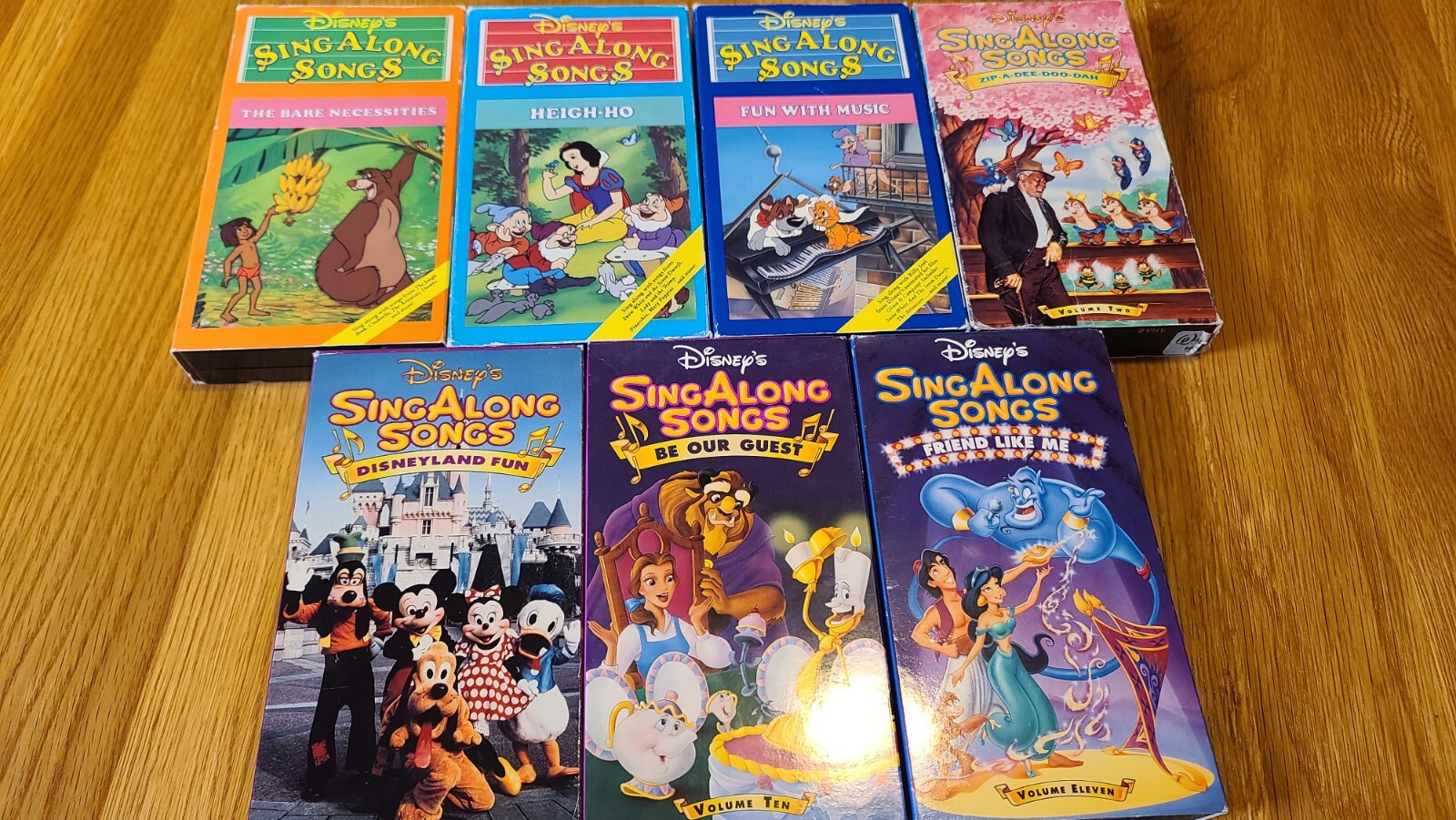Disney's Sing Along Songs VHS Lot | Grelly USA