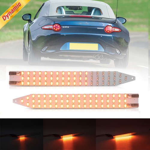 Sequential Amber LED Tail Light Turn Signal Upgrade Kit for Mazda Miata ...