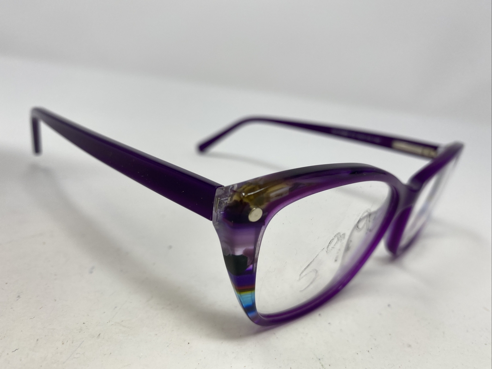 Outspoken Eyeglasses Frame OA1836S 3 52-15-140 Purple/Multi Full Rim ...
