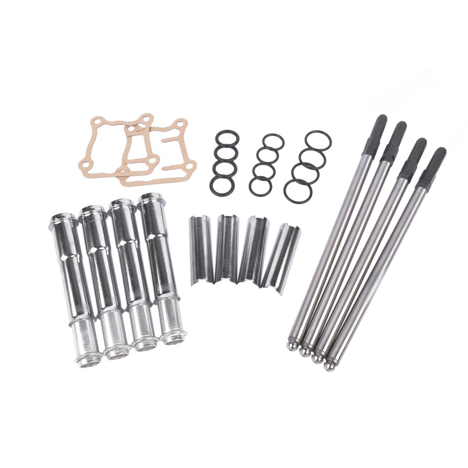 Adjustable Pushrod Conversion Kit w/Covers 93-5095 For Harley Twin Cam ...