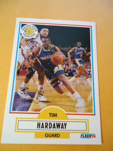 Tim Hardaway - 1990 Fleer Basketball card # 63 - Golden St. Warriors ...