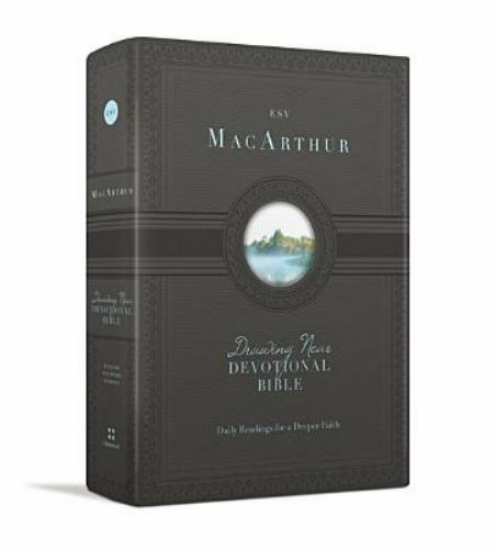 MacArthur Drawing near Devotional Bible by John MacArthur (2013 ...