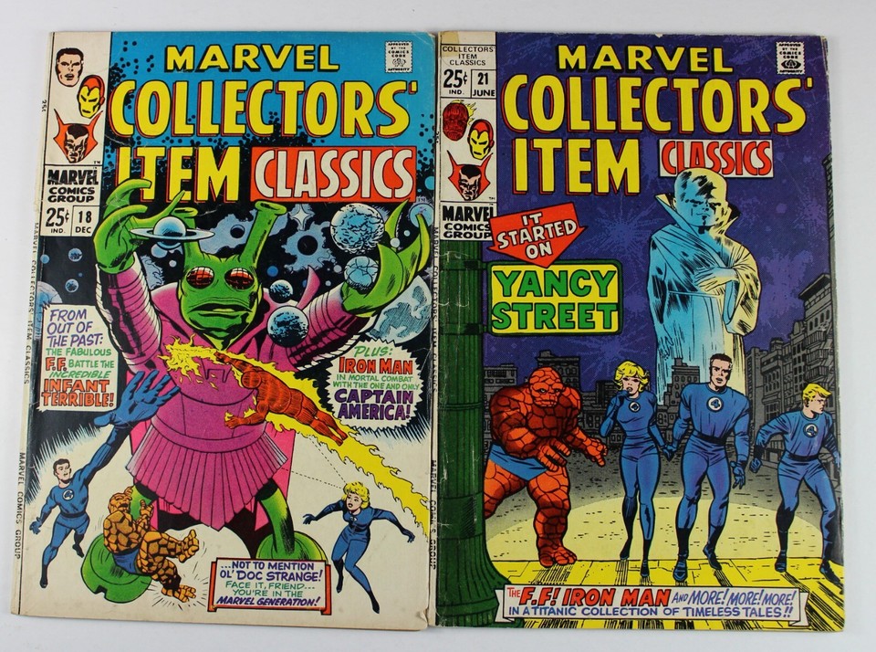 Marvel Collectors Item Classics Comic lot of 6 11 12 18 21 22 24 | eBay