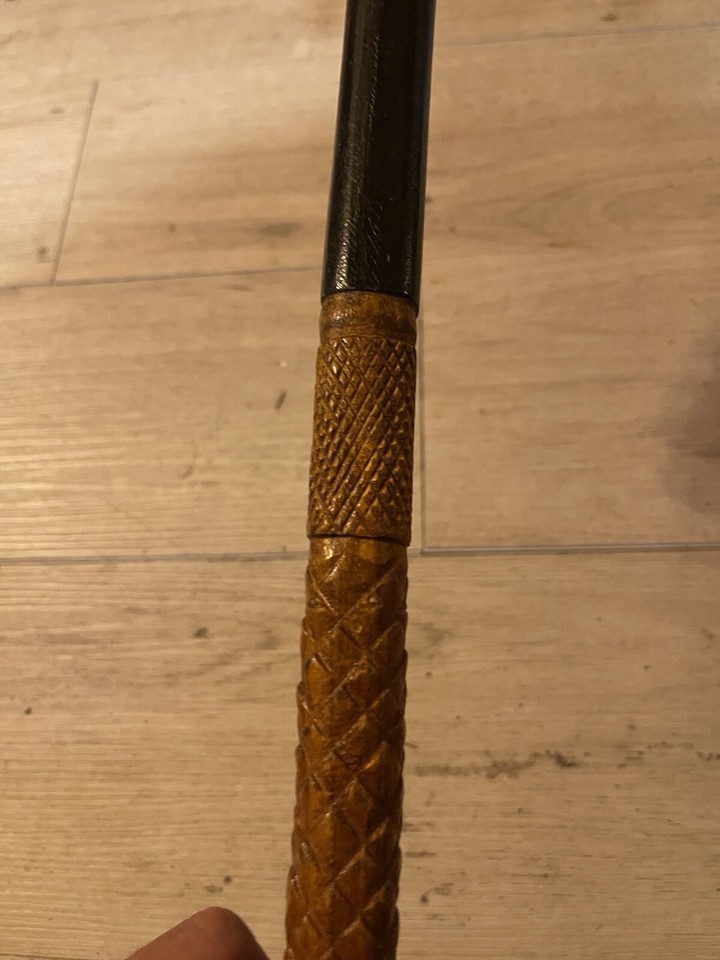 Antique Walking/swagger-stick/riding cane. 36" Roughly See Pics Horse ...