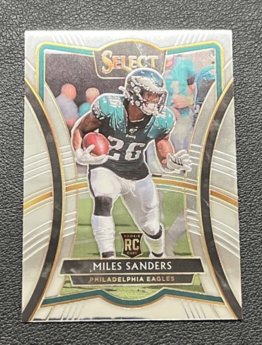 2019 Select MILES SANDERS Premier Level Rookie #102 - Eagles RC L354 | eBay