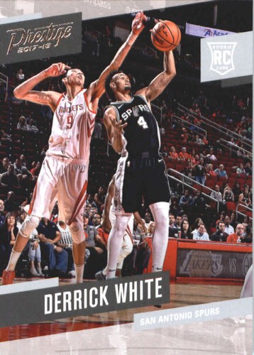 2017-18 Panini Prestige #178 Derrick White San Antonio Spurs Basketball ...