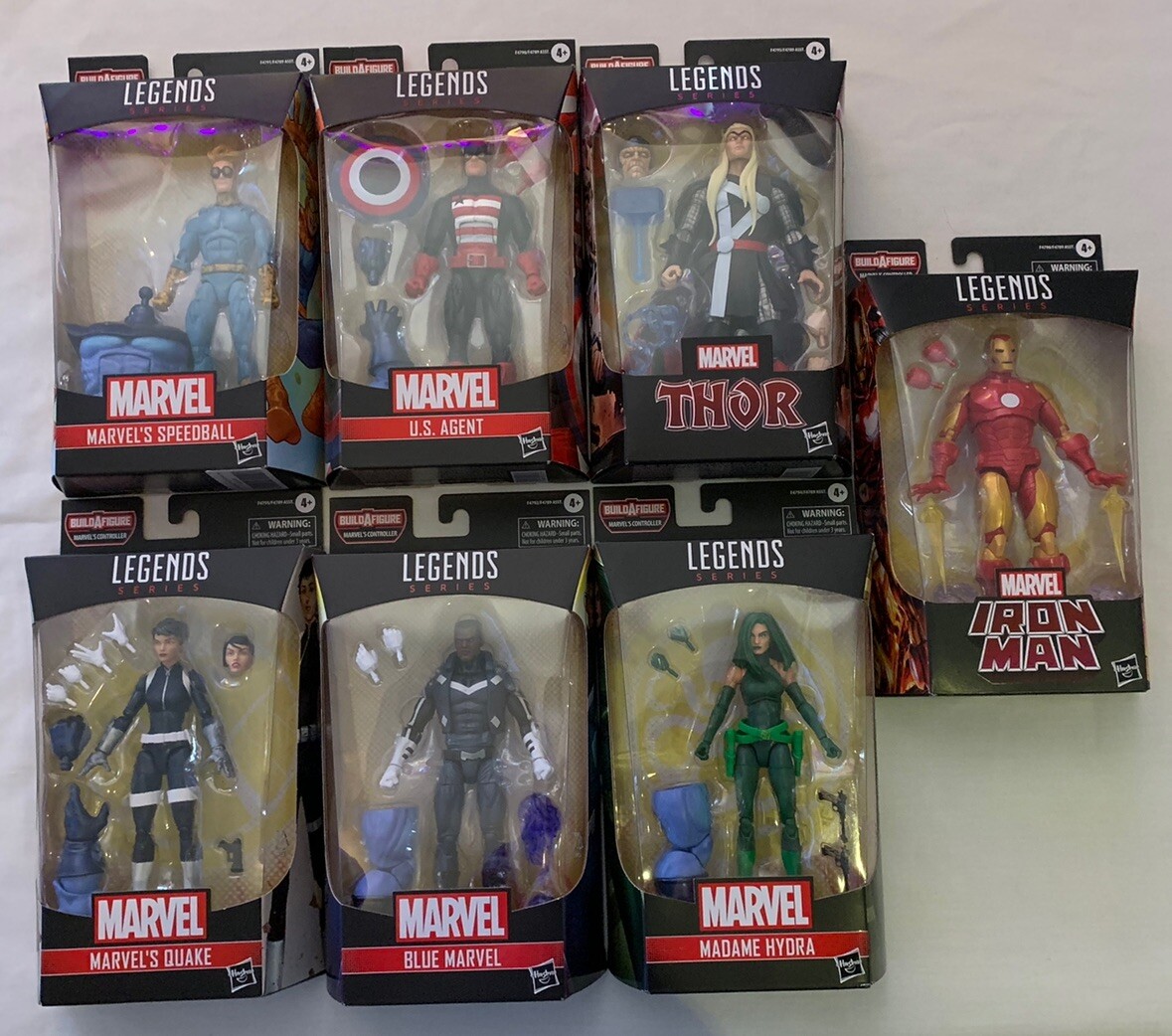 Marvel Legends Controller BAF Wave Complete Set Of 7 New Figures | eBay