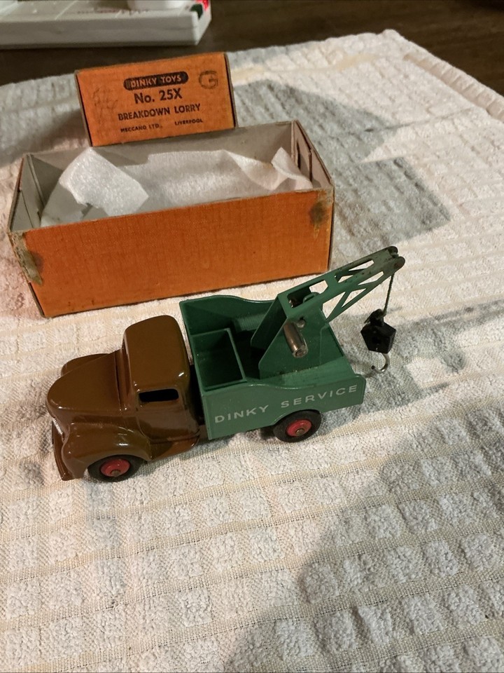 DINKY TOYS NO 25X DINKY SERVICE BREAKDOWN LORRY BOXED. | eBay UK