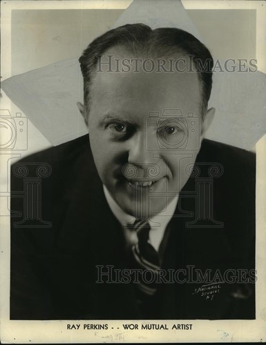 1935 Press Photo Ray Perkins, WOR Mutual Artist Portrait - ney22434 | eBay